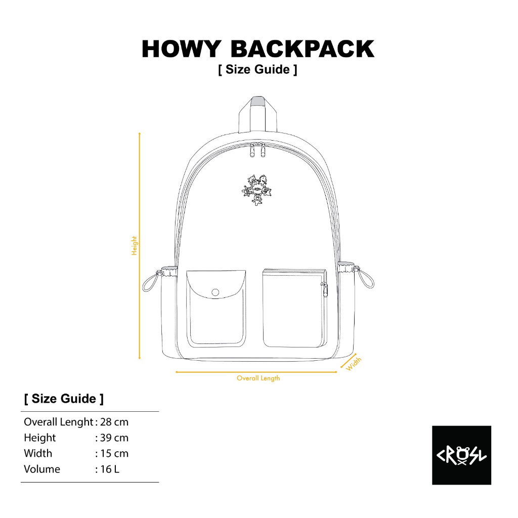 CRSL - Animals as your Bestfriends ! - CRSL Howy Backpack | Tas Ransel ...