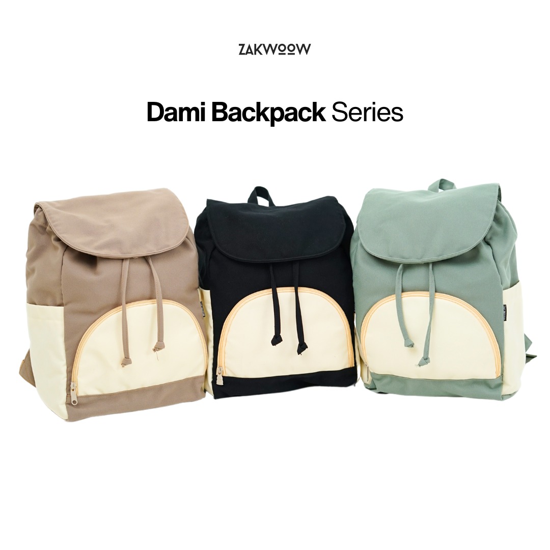 Zakwoowstyle - Zakwoowstyle Ransel Wanita Dami Backpack Serut Aesthetic ...