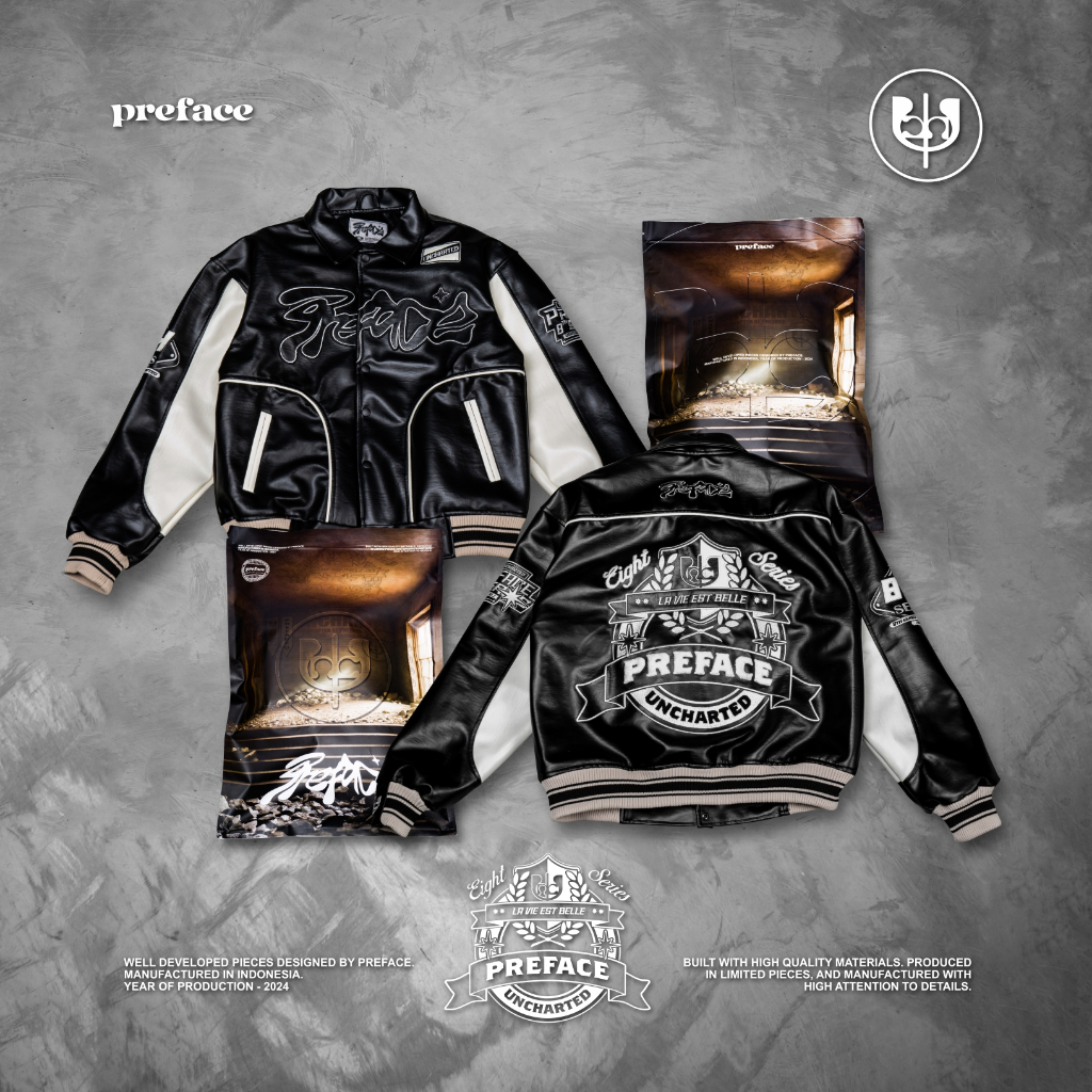 PREFACE Official Store - Uncharted Varsity Leather Jacket