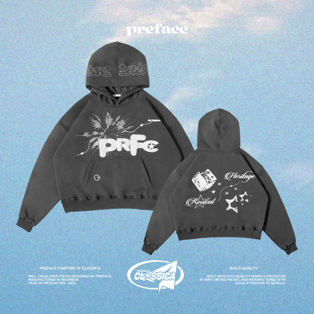 PREFACE WEARHOUSE - PREFACE Heritage Revival Hoodie (Boxy Crop)